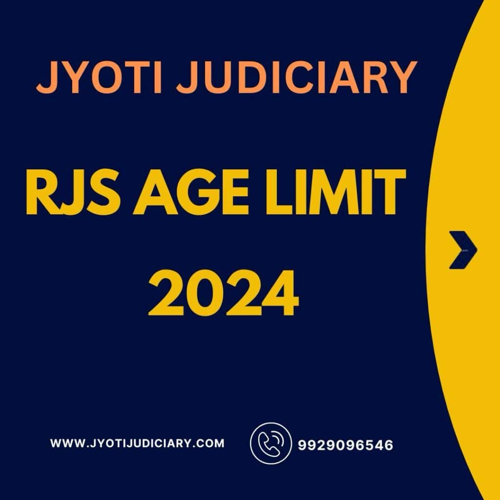 CENTERING INTO THE RJS NOTIFICATION 2024 - Jyoti Judiciary CLAT